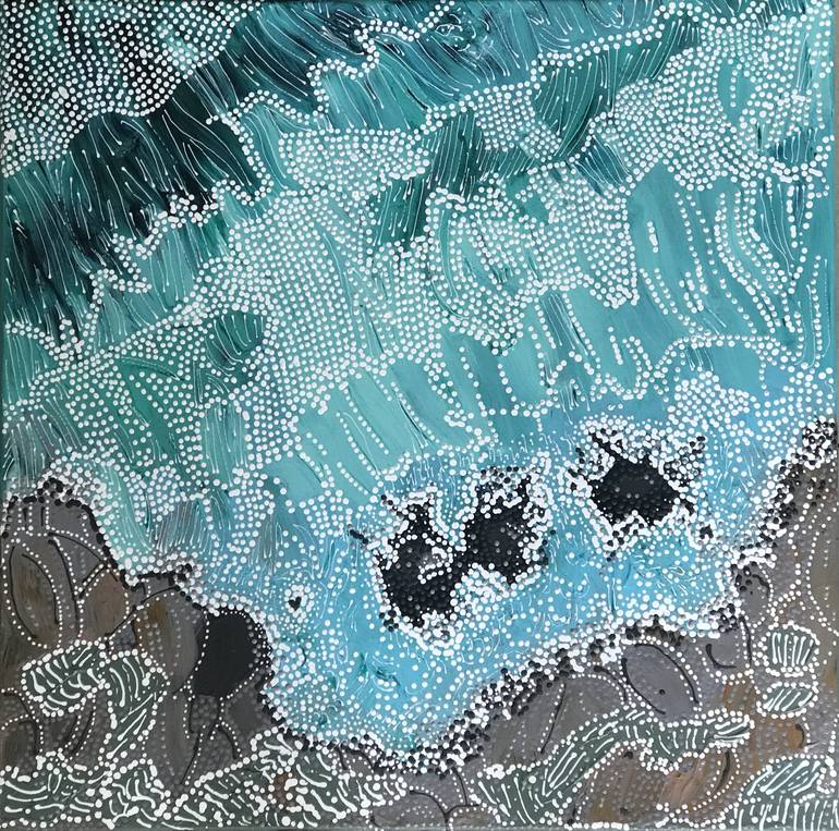 Ngura Series: Lighthouse (Byron Bay) Painting by Kate Constantine ...