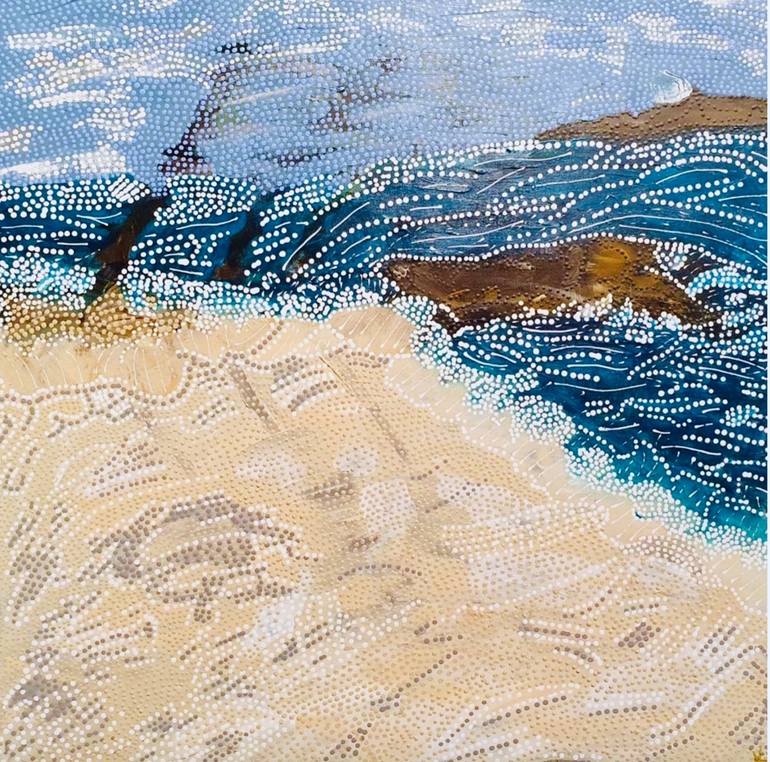 Ngura Series: Christmas Beach Painting by Kate Constantine | Saatchi Art