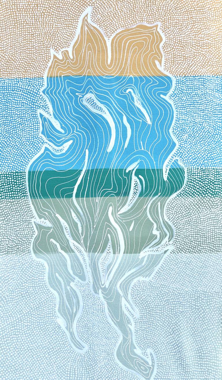 Bugi 2 (Bark) Painting by Kate Constantine | Saatchi Art