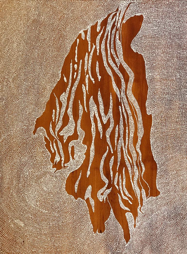 Negative Space: Gumada A (Spirit) Painting by Kate Constantine ...