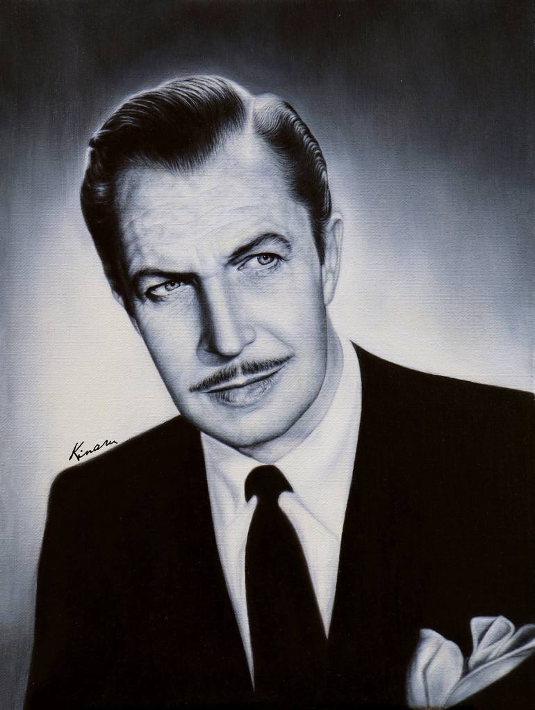 Vincent Price Painting by Natasha Kinaru | Saatchi Art