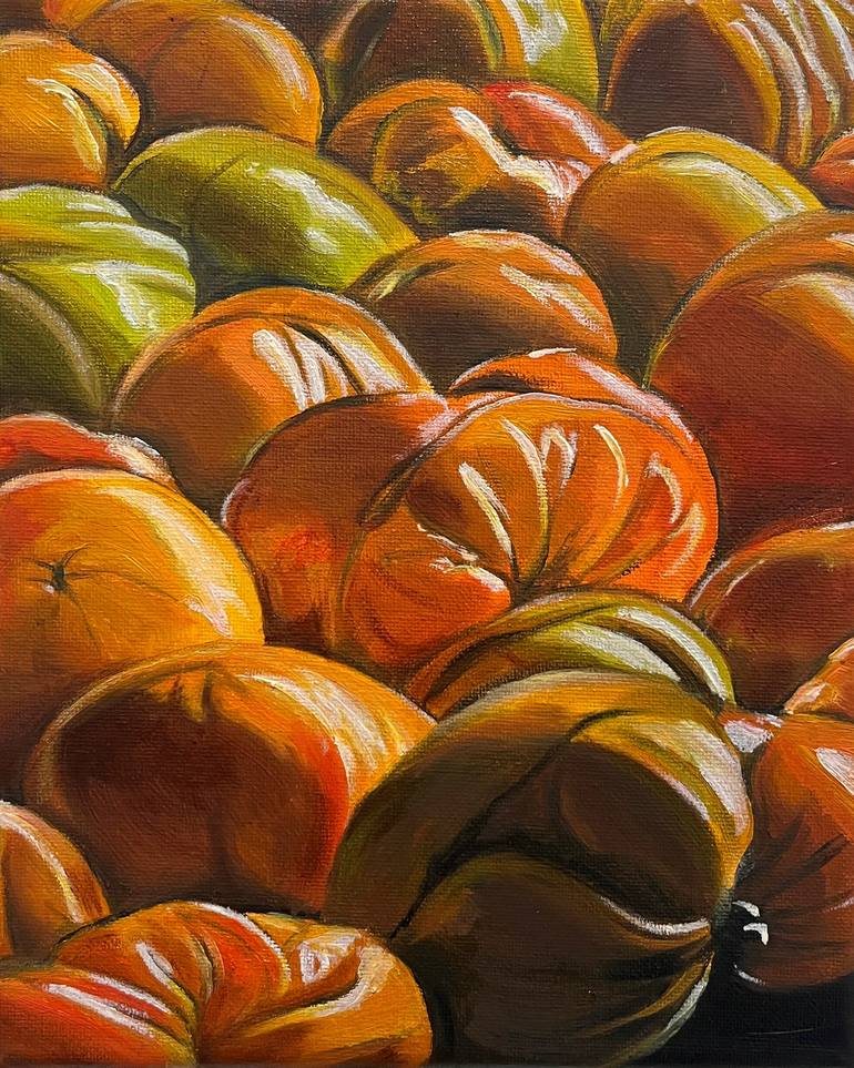 Garden Tomatoes Painting by Ketty Haolin Zhang | Saatchi Art