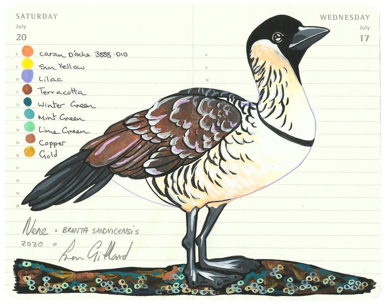 Nene Painting by Fran Giffard | Saatchi Art