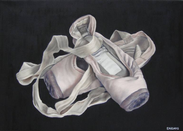 Pointes Painting by Elizabeth A Adams | Saatchi Art