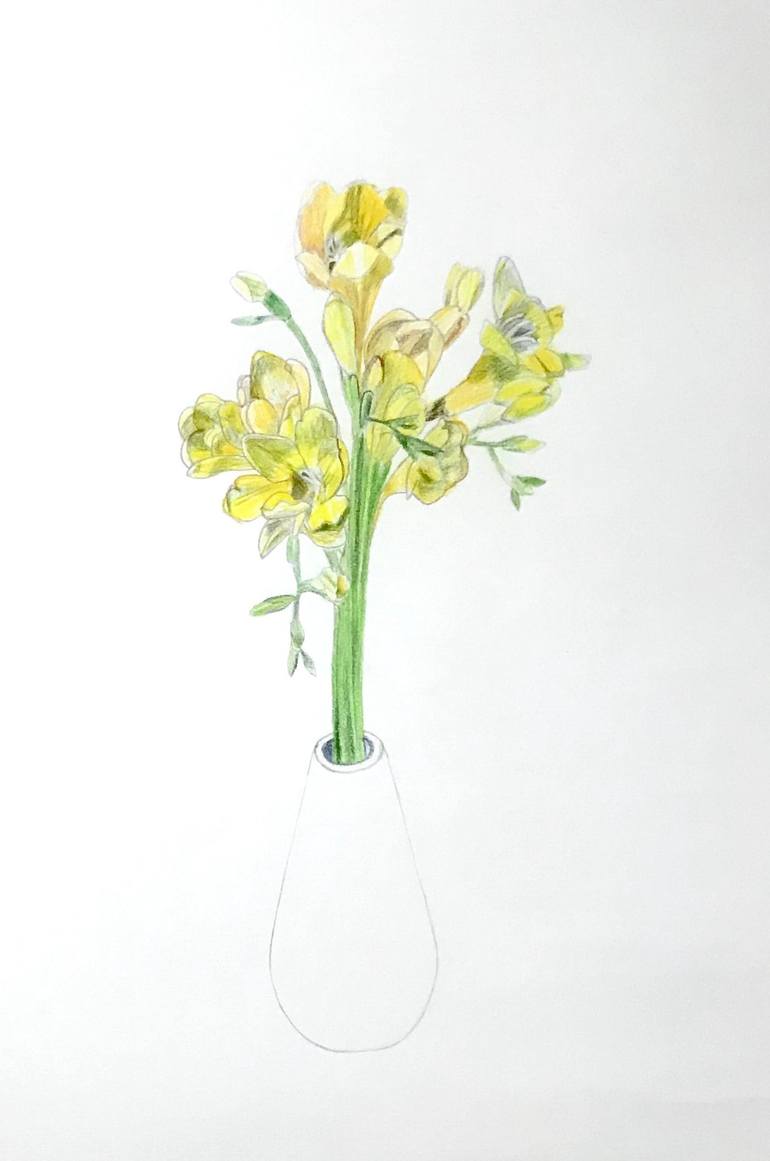 Freesia Drawing by Kyuwon Kim | Saatchi Art