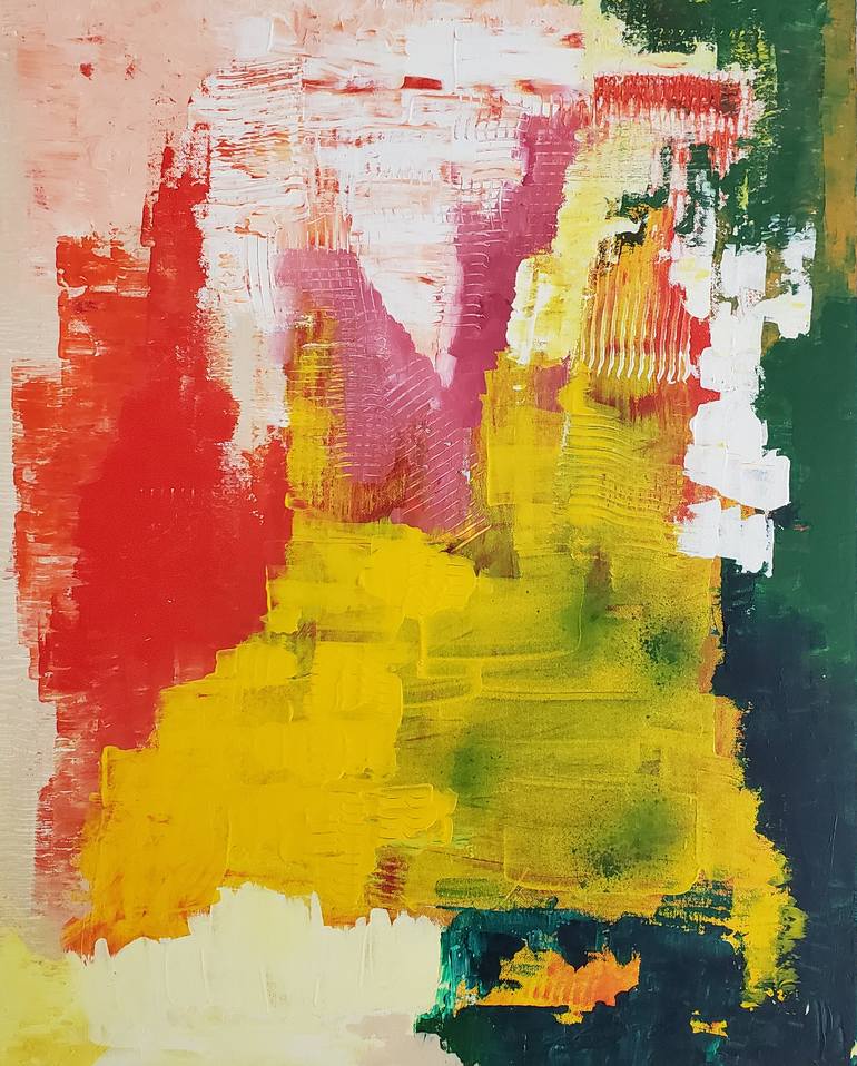 The Yellow Pangea Painting by Joseph Reich | Saatchi Art