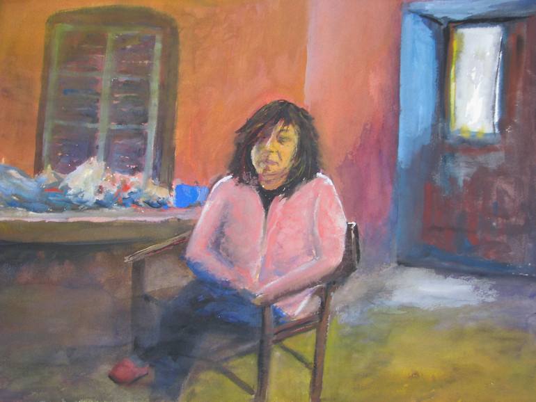 Maria in Tinos. Painting by Dimitrios Chrysafidis | Saatchi Art