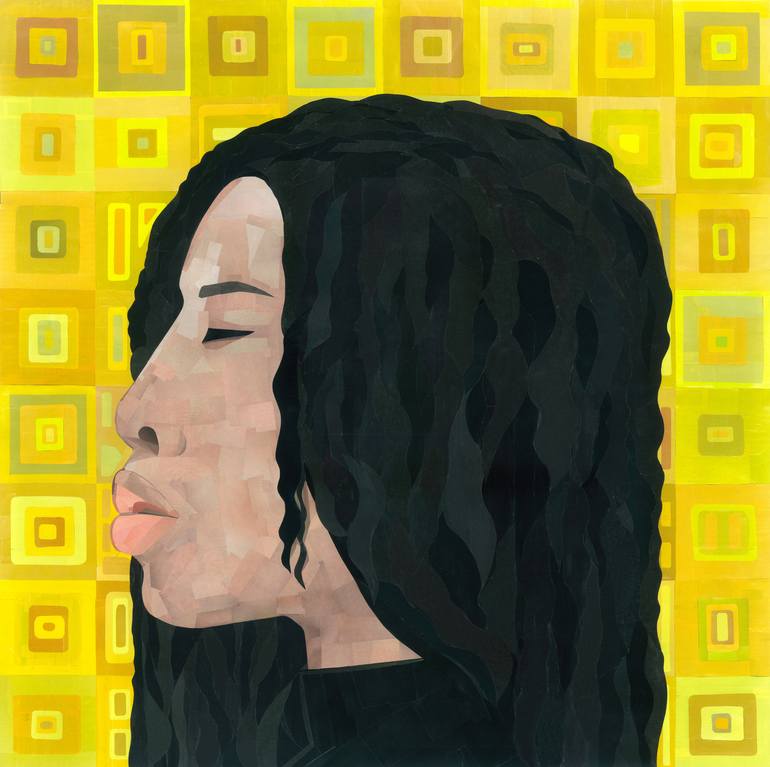 Yellow Daydreaming Collage by James Gooch | Saatchi Art