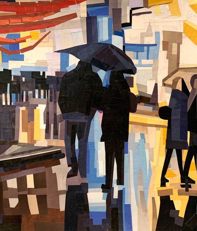 New York Reflections #1 Collage by James Gooch | Saatchi Art