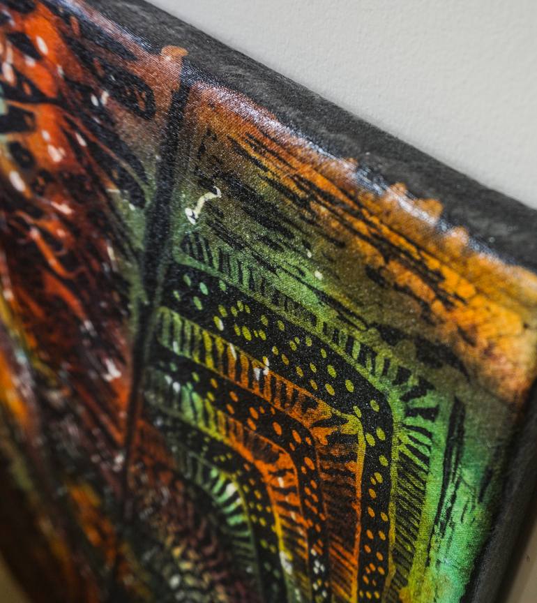 Nuclear fusion Painting by Monisha Gallage | Saatchi Art