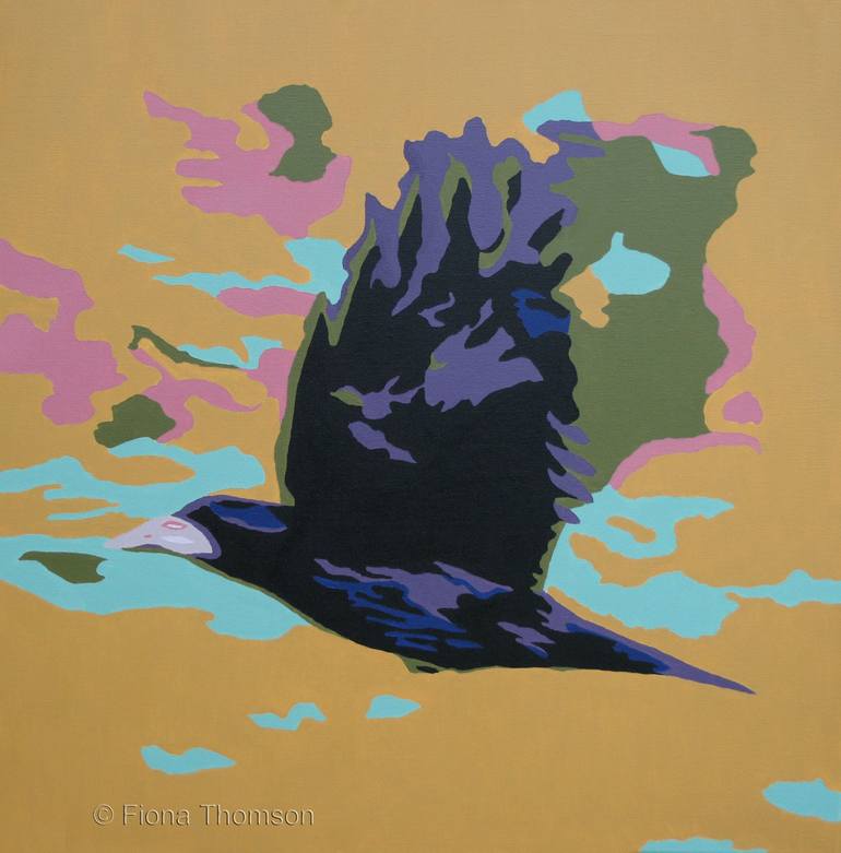Flypast II Painting by Fiona Thomson | Saatchi Art