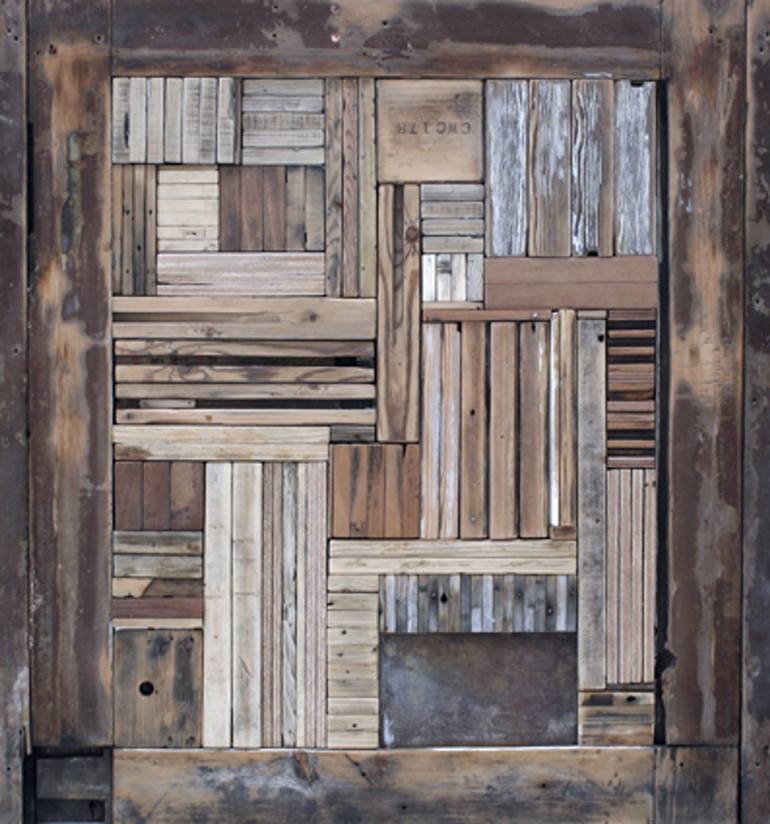 Wooden Construction II Sculpture by David Cass | Saatchi Art
