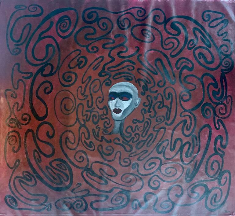 The Alien Maze III Painting by Barbara Majder | Saatchi Art