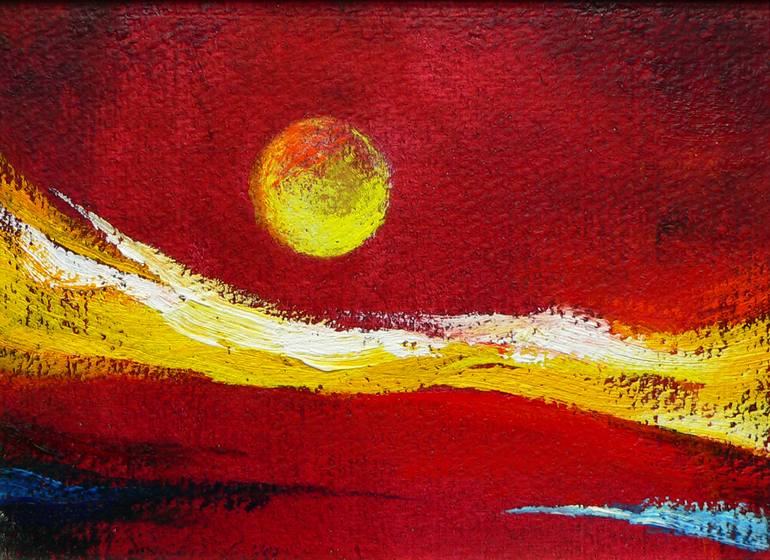 Searing sun Painting by George Tisza-Kalmar | Saatchi Art