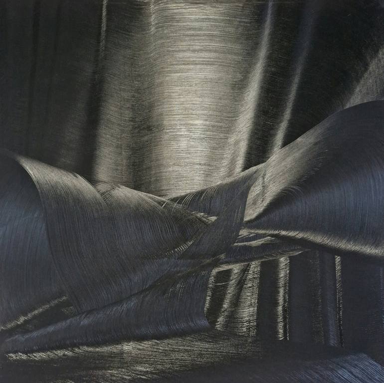 Black Sunlight 2025/1 Painting by Stephan Welsch | Saatchi Art