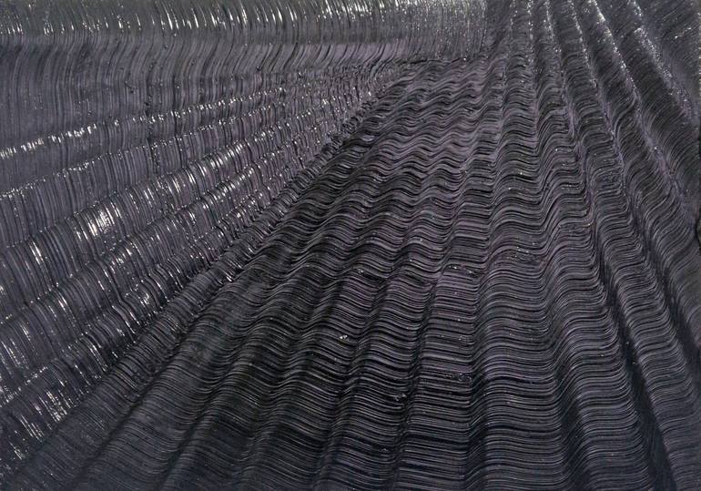 Black Sunlight 2025/10 Painting by Stephan Welsch | Saatchi Art