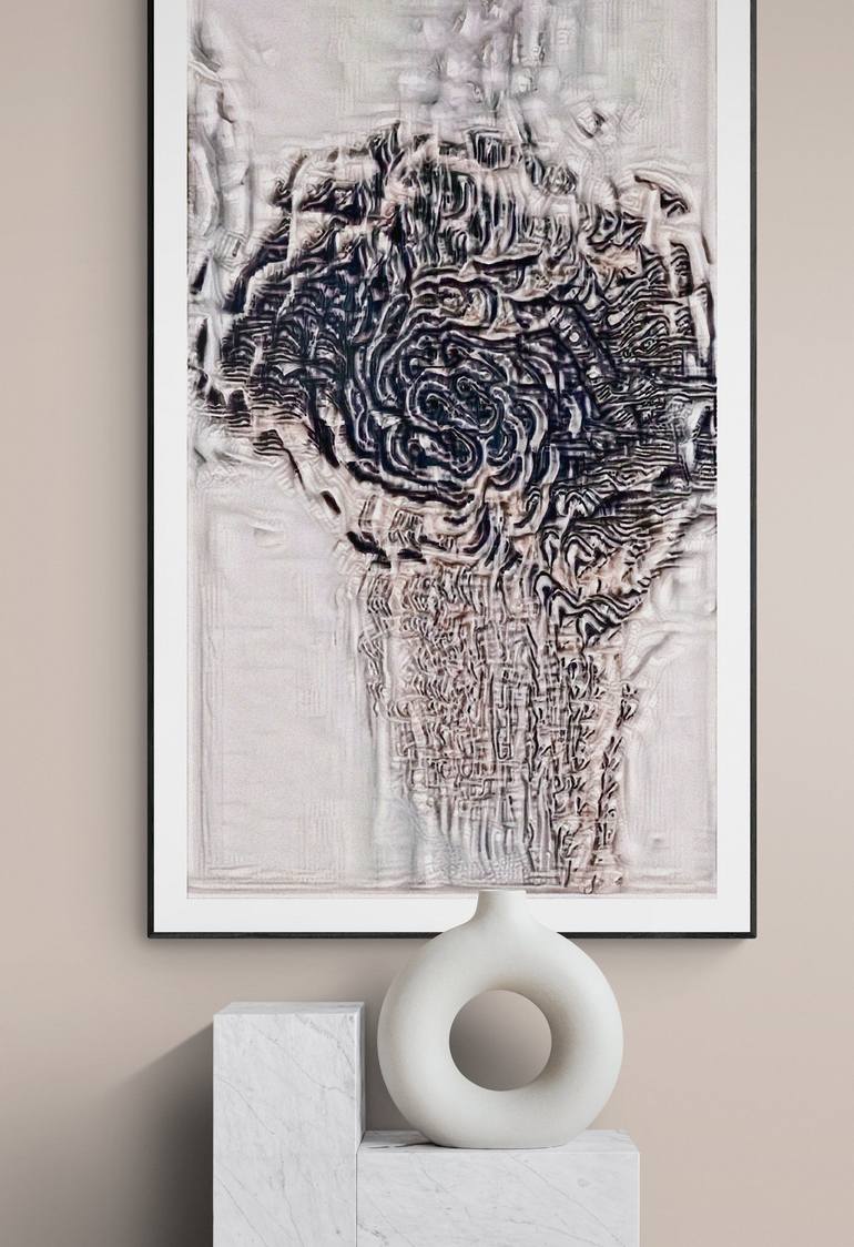 Dislocated soul stairway Painting by Joan Raventos | Saatchi Art