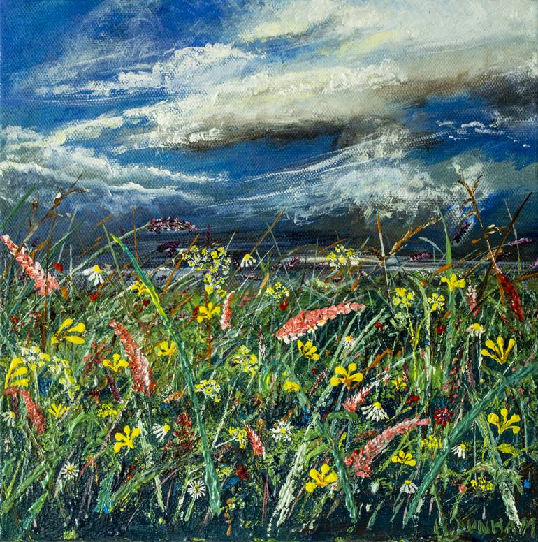 Beauty Always Withstands The Storm Painting by Holly Dunham | Saatchi Art