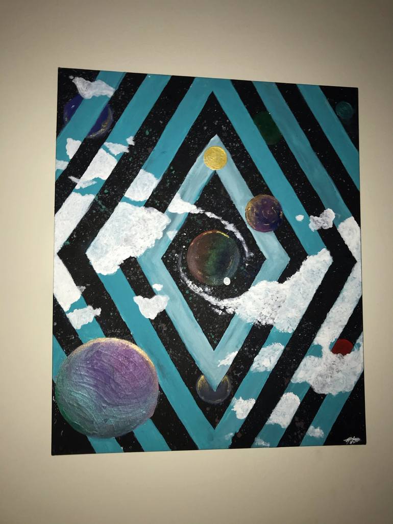 Two Locations, One Destination Painting by Rob Styrling | Saatchi Art