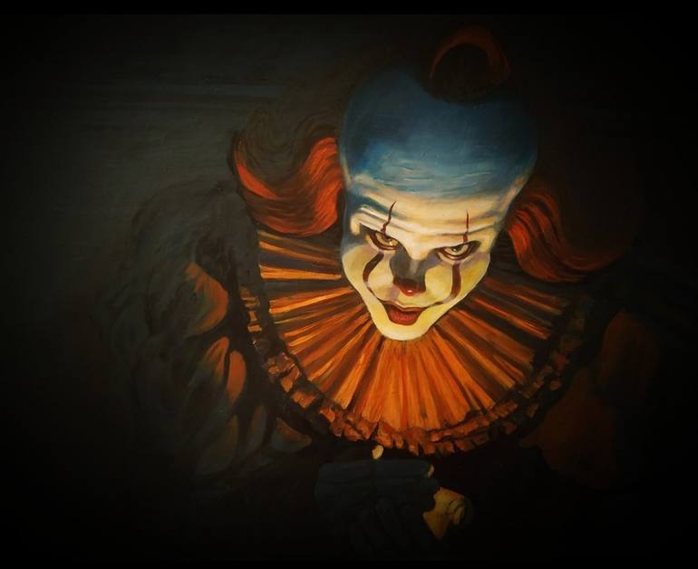 Pennywise Painting by Stanislav Troitskiy | Saatchi Art