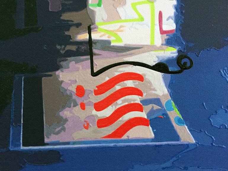 Standing out from the crowd Painting by dOminic brown | Saatchi Art