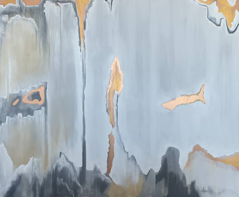 Stalactite Painting by Maria Karpenko | Saatchi Art