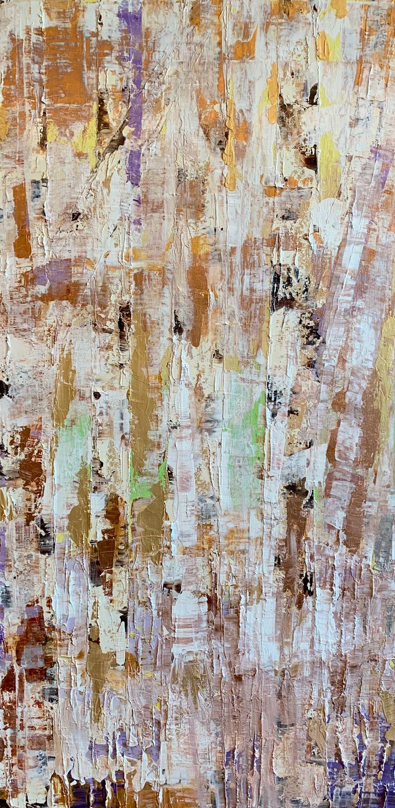 Three Birches Painting by Maria Karpenko | Saatchi Art