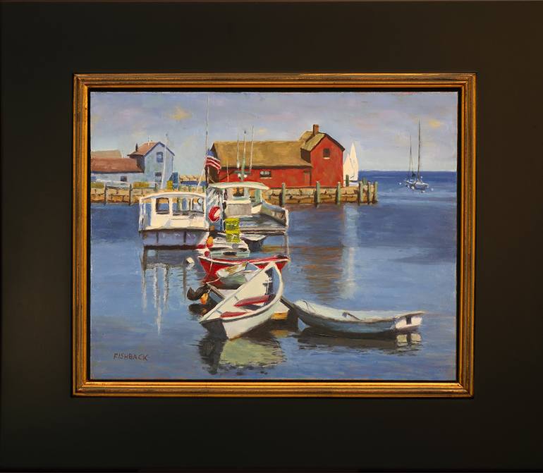 White Sails Painting by Daniel Fishback | Saatchi Art