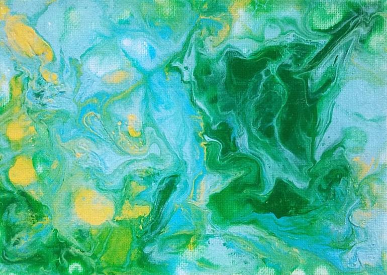 Algae Painting by Ella Avolio | Saatchi Art