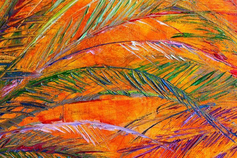 Summer Palms of Costa Brava Painting by Natalia Shchipakina | Saatchi ...