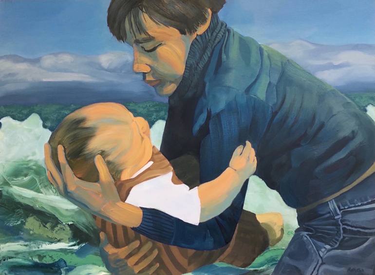 Be Gentle 3 Painting by Brian Rothstein | Saatchi Art