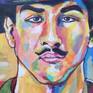 Bhagat Singh Painting Painting by Sandeep Rath | Saatchi Art