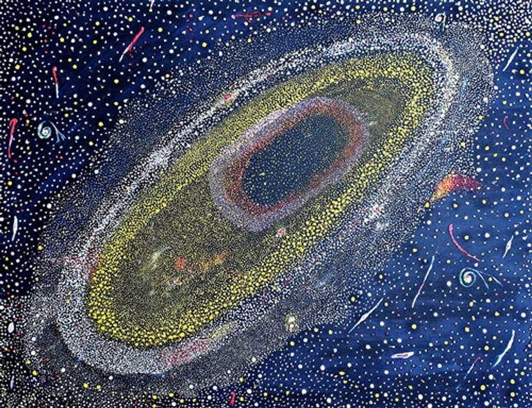 Ellipsoid Galaxy Painting by brian Corcoran | Saatchi Art