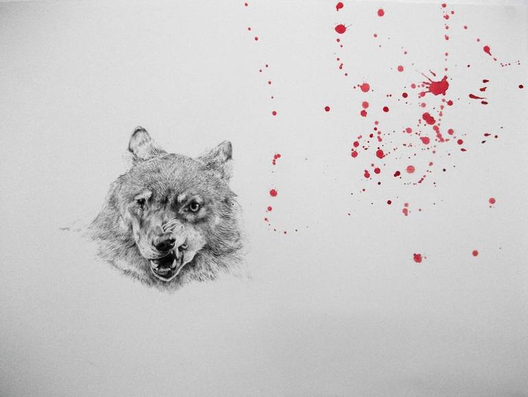 Guilty Drawing by Kerry Lindsell | Saatchi Art