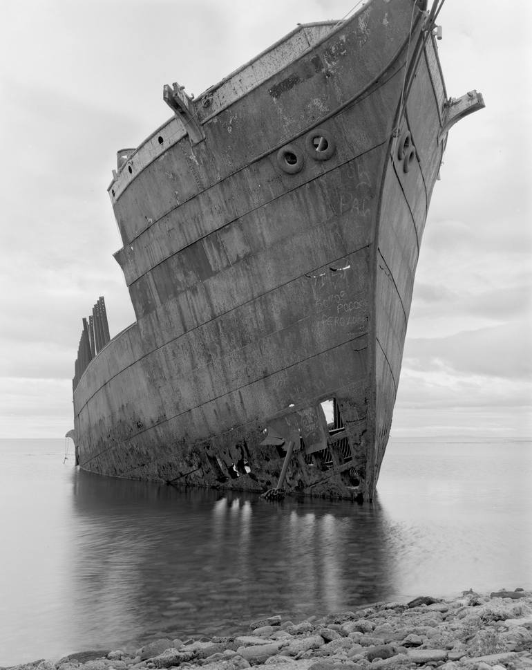 Ship Wreek at Chile Photography by Daniel Leite | Saatchi Art