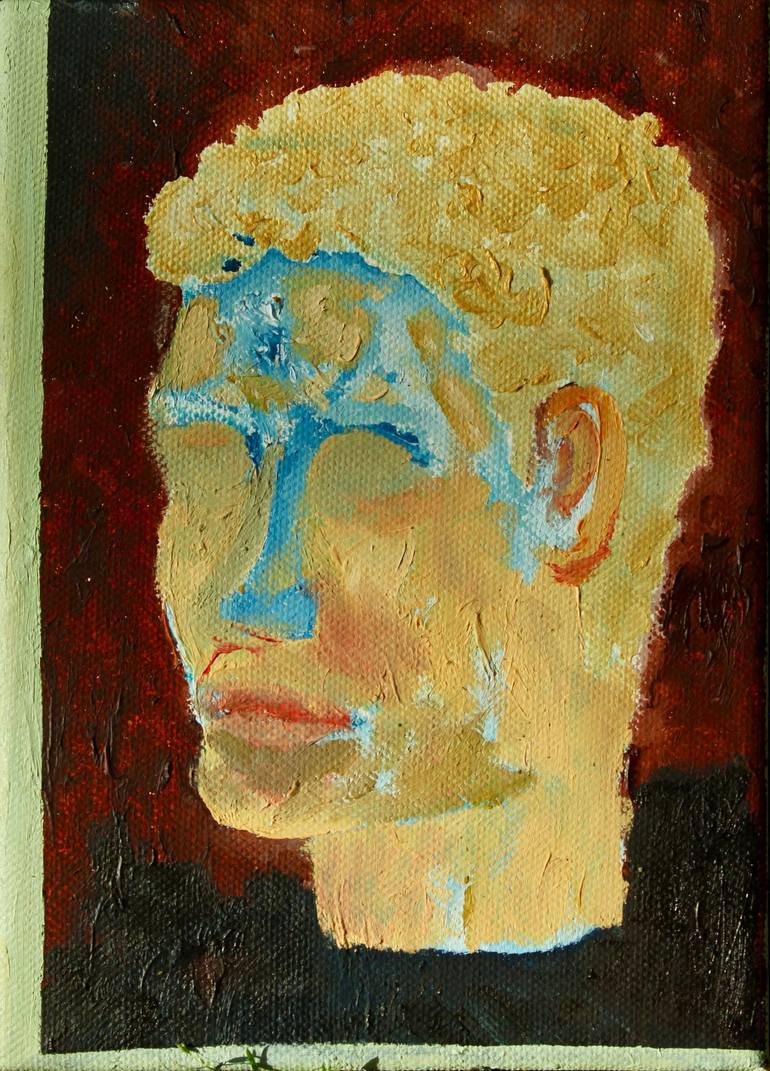 Golden Lad Painting by Riccardo Zanda | Saatchi Art