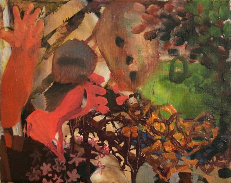 The Garden Painting by Caleb Trimm | Saatchi Art