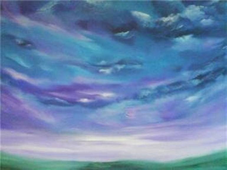 Blue Haze Painting by Darren Paul Clarke | Saatchi Art