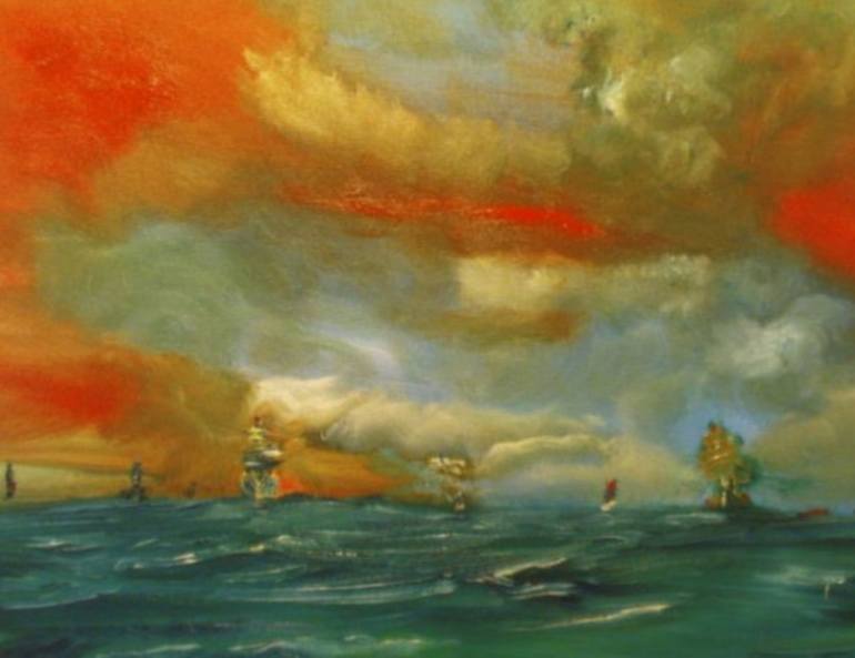 The Battle Painting by Darren Paul Clarke | Saatchi Art