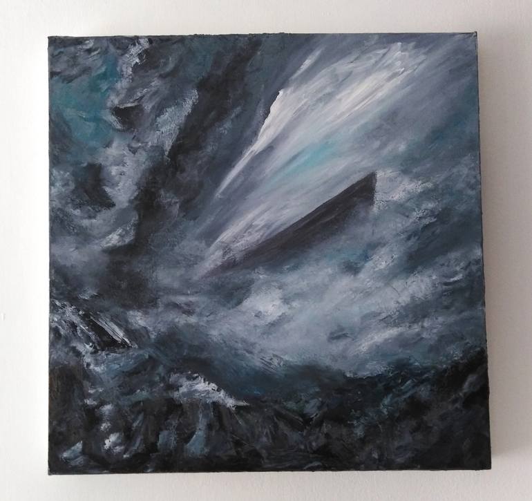 On the Rocks Painting by Darren Paul Clarke | Saatchi Art