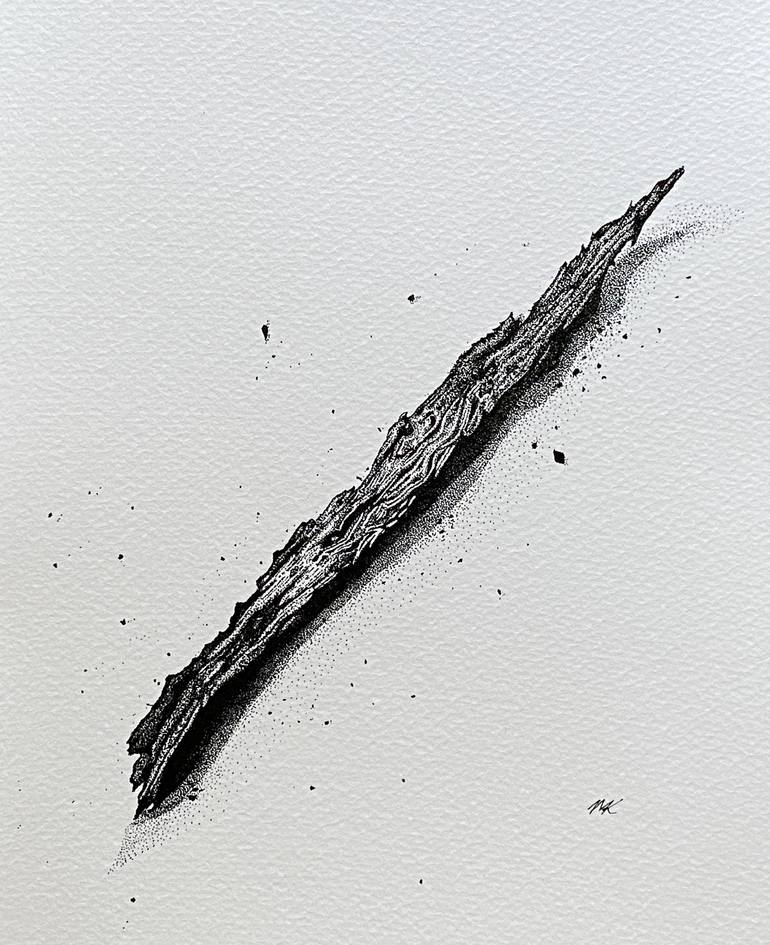 Burnt Bark - Remnant #3 Australia on Fire Drawing by Mel Kilby ...