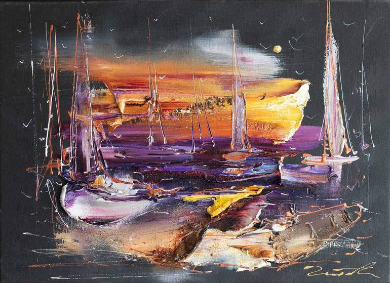 Midnight memory Painting by Georgi Petrov | Saatchi Art