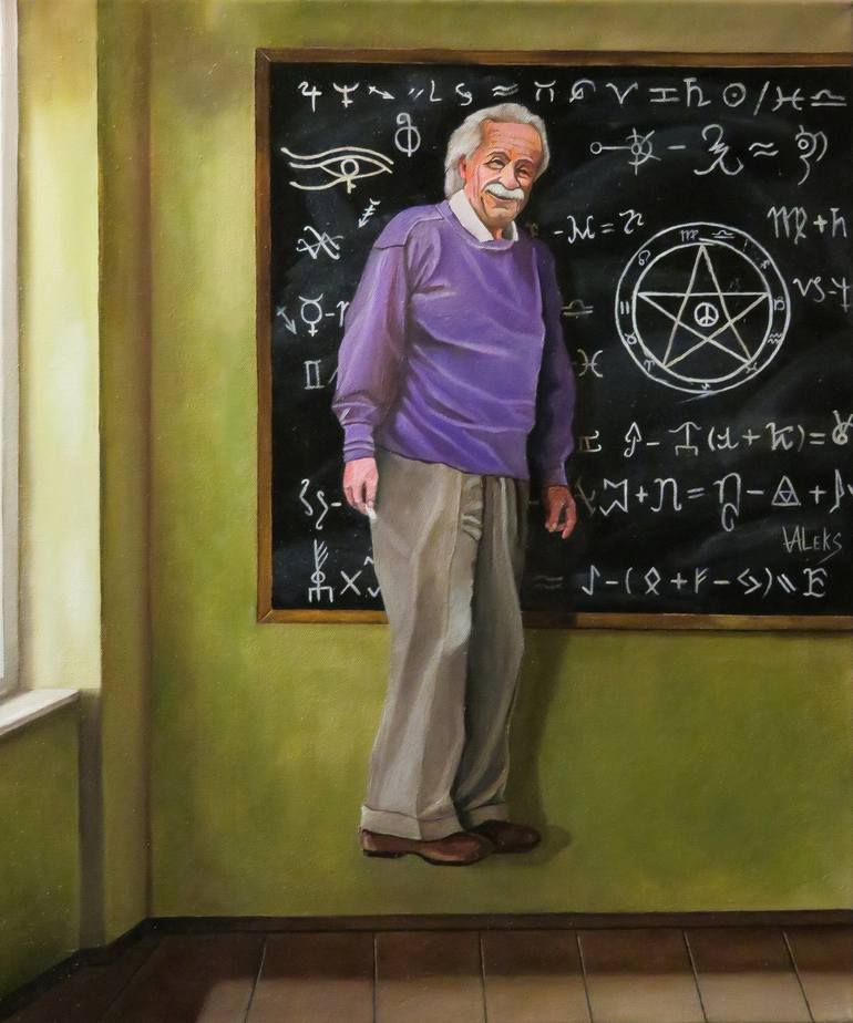 Theory of Improbability Painting by Valdemar Alekson | Saatchi Art