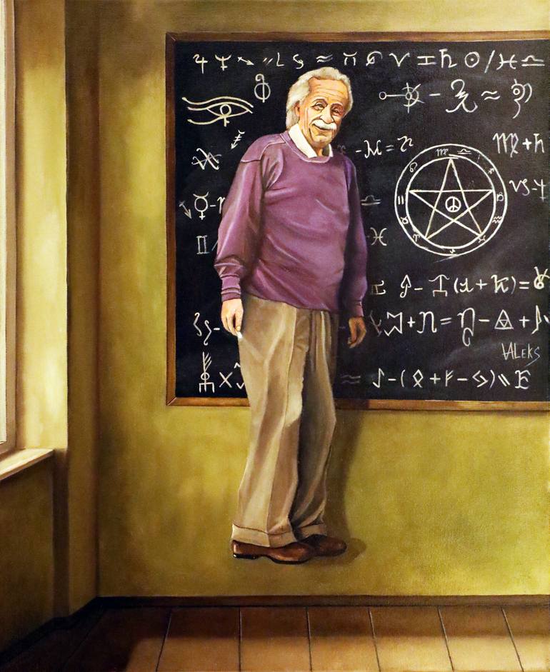 Theory of Improbability Painting by Valdemar Alekson | Saatchi Art