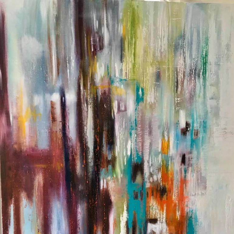 METROPOLIS Painting by Catrina Louise Attard | Saatchi Art