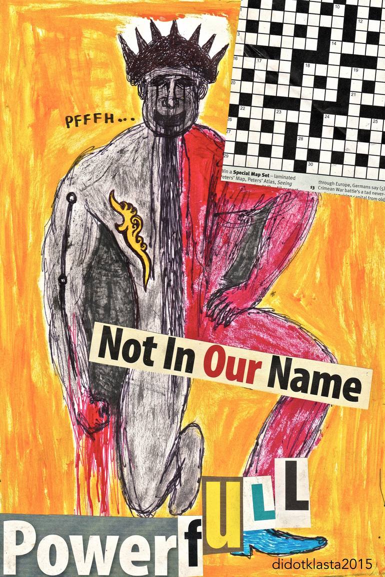 POWERFULL STRONGMAN Collage by Didot Klasta Harimurti | Saatchi Art