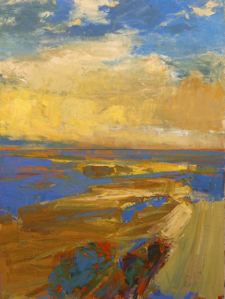 Fire Falling Painting by Patrick Adams | Saatchi Art