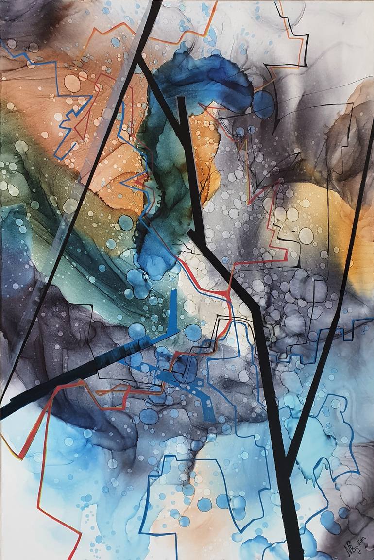 The course of life Painting by Natalia Byrdina | Saatchi Art