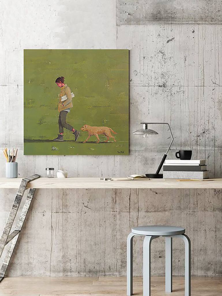 PASABA POR ALLI Painting by Tomasa Martin | Saatchi Art