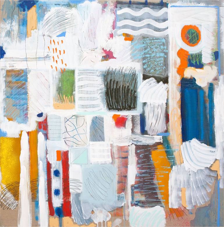 Yuxtaposición Painting by Miguel Larraz | Saatchi Art